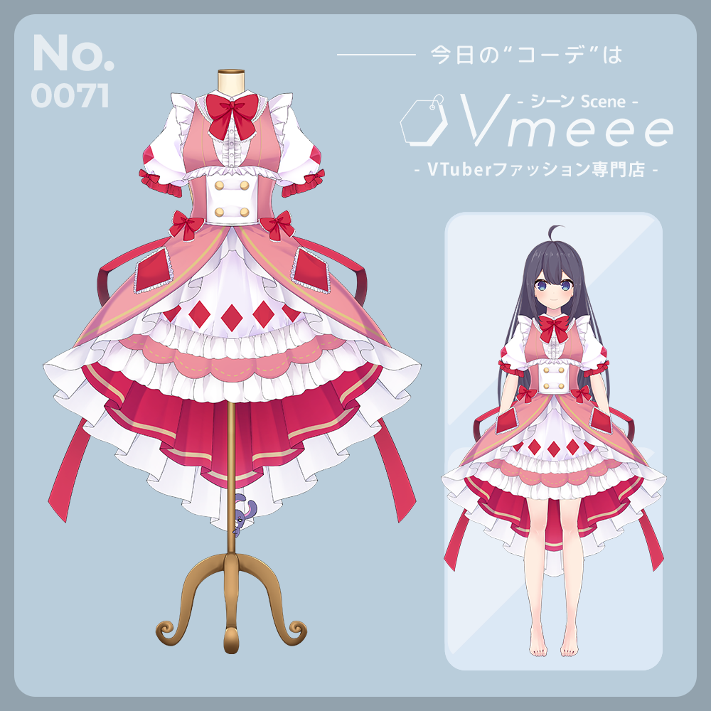 【不思議の国のアリス風】ダイヤモデル【Vmeee No.071】 – うさねこメモリー